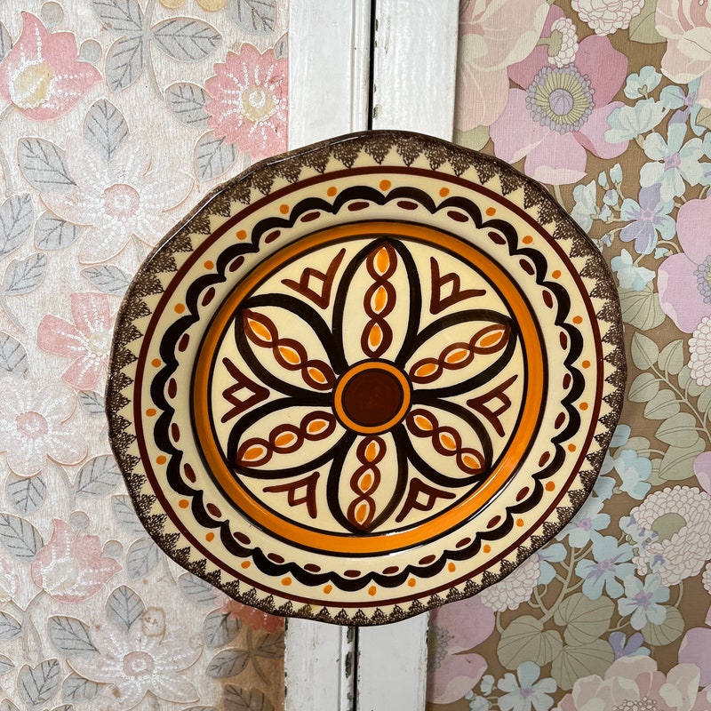 Quimper Plates Brown - Etsy UK