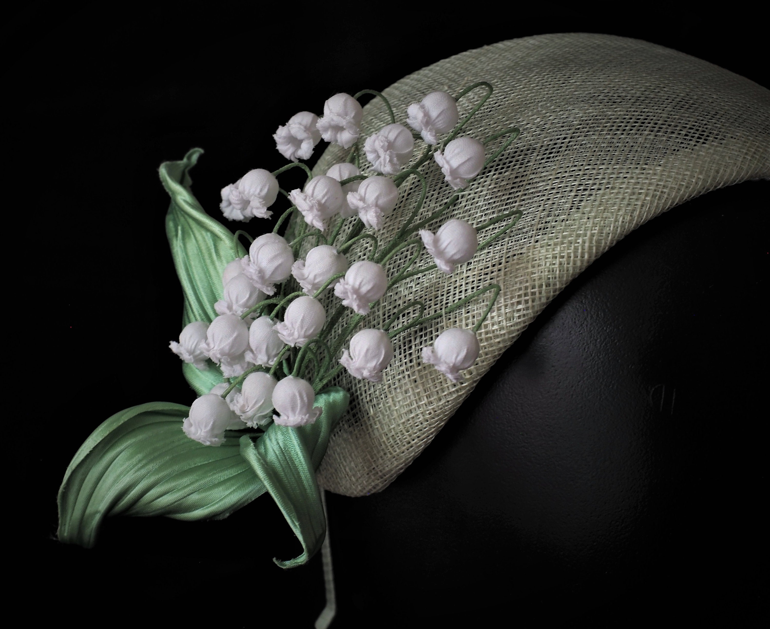 LILY of the VALLEY HEADPIECE, Statement Lily of the Valley Headpiece ...