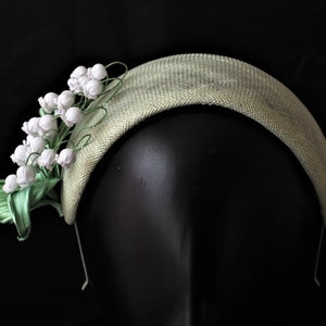 LILY of the VALLEY HEADPIECE, Statement Lily of the Valley Headpiece ...