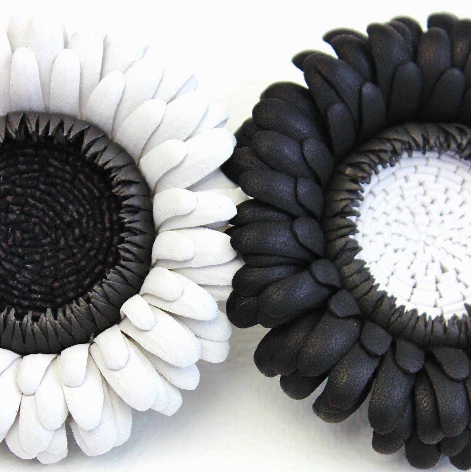 LEATHER GERBERA JEWELLERY 3rd Anniversary Gift Leather - Etsy