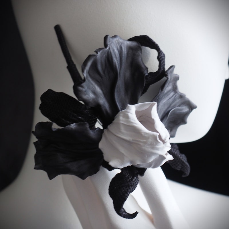 Leather Flower - Etsy