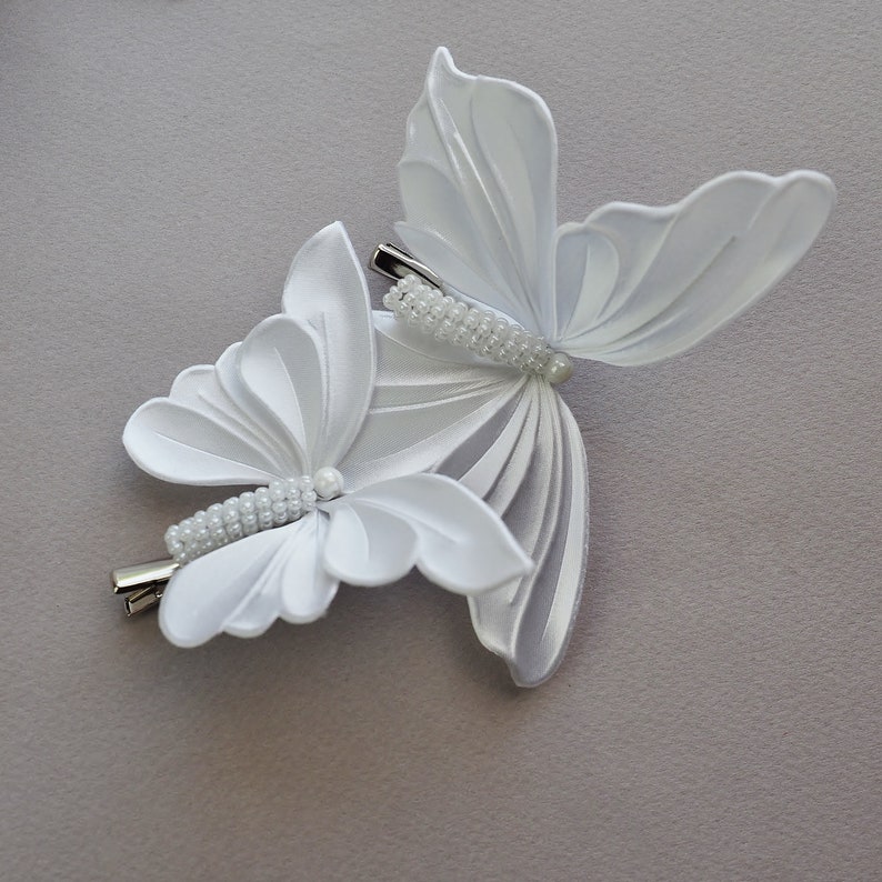 Set of 5 BRIDAL BUTTERFLY CLIPS Bridal Butterfly Hair Pin - Etsy
