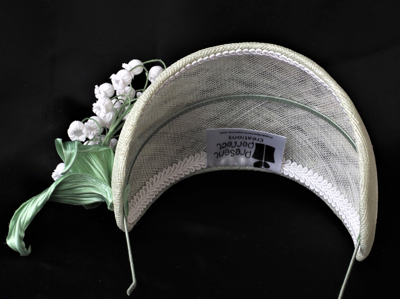 LILY of the VALLEY HEADPIECE, Statement Lily of the Valley Headpiece ...