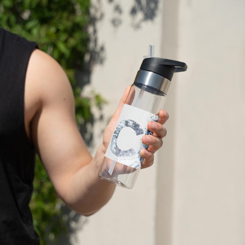 Cristiano Ronaldo Portrait Water Bottle | 20oz Tritan Sport Bottle - Etsy