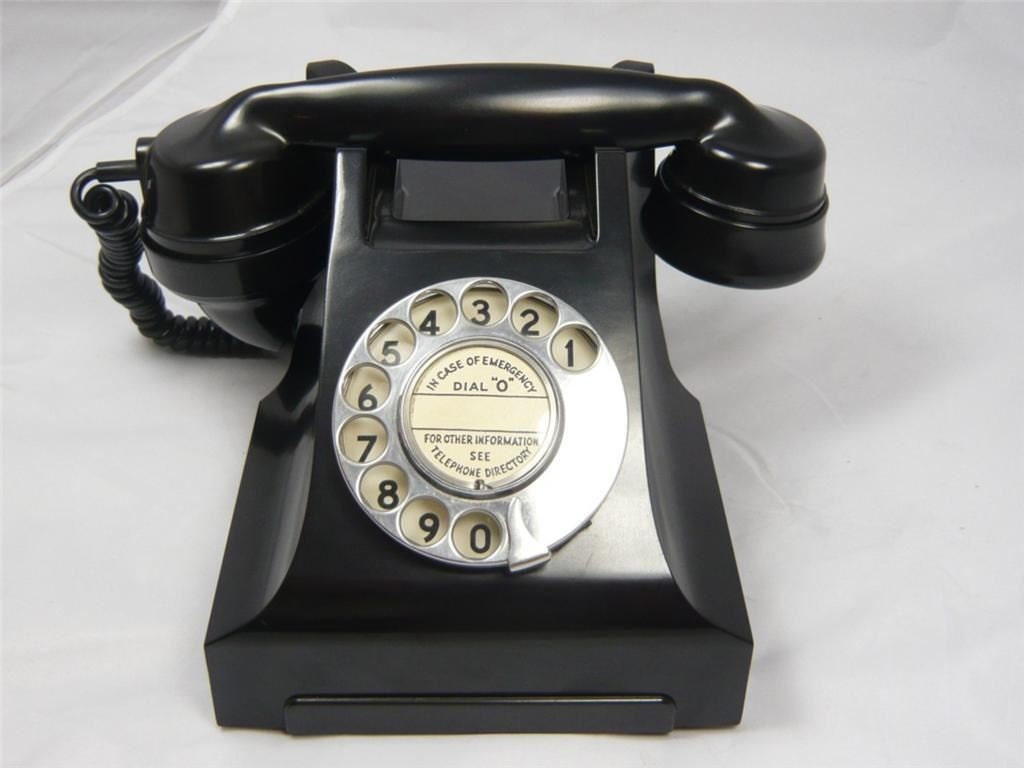 Vintage Bakelite Telephone Retro Antique Dial Telephone - Etsy UK