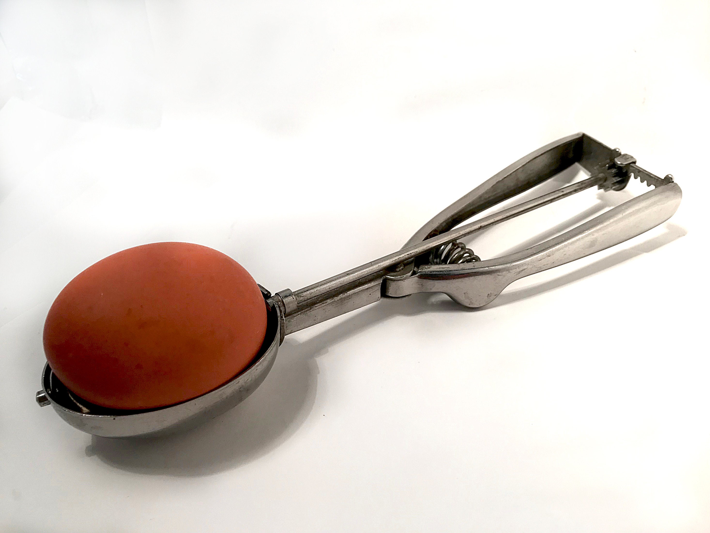 Vintage Hand Scooper Rare Chromium Stainless Steel "mod Dep PIAZZA INOX ...