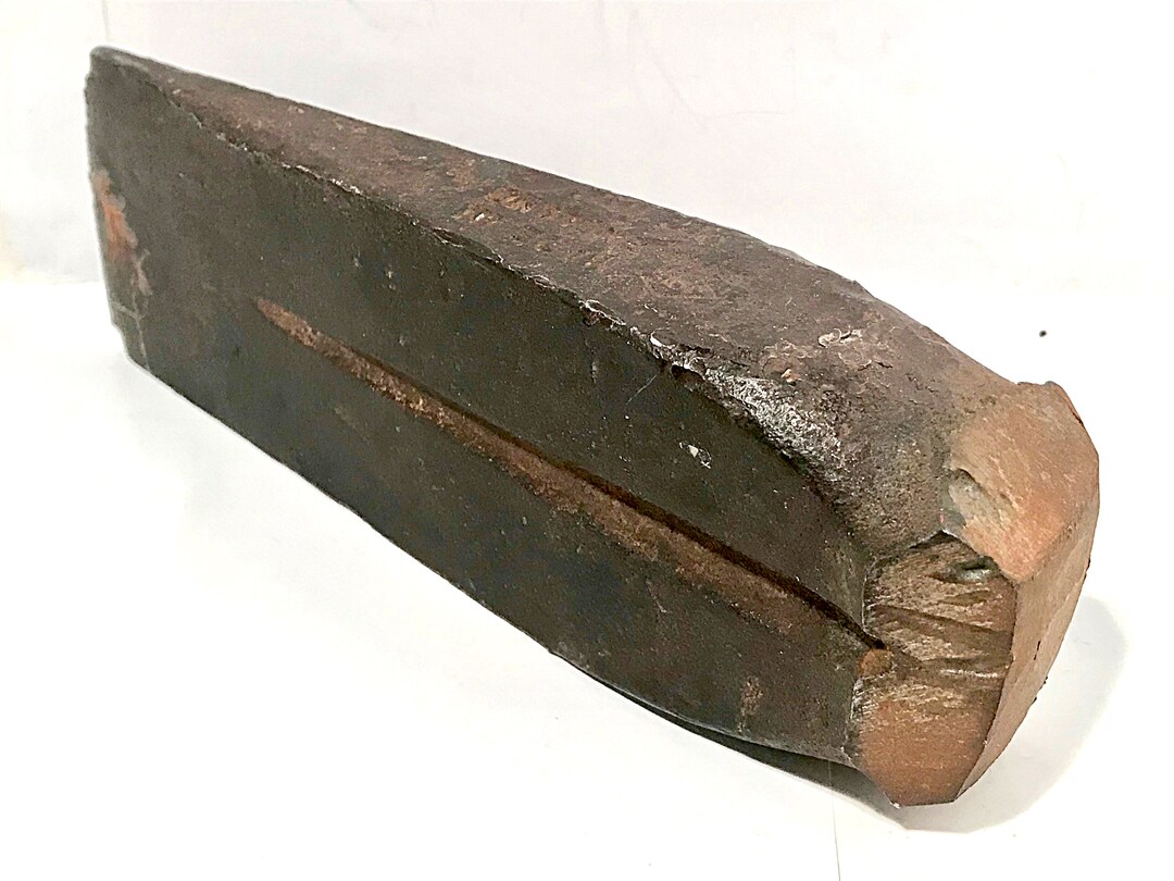Vintage Forged Log Splitting Wedge 5 Lb Hardened Steel Joe H. Smith ...