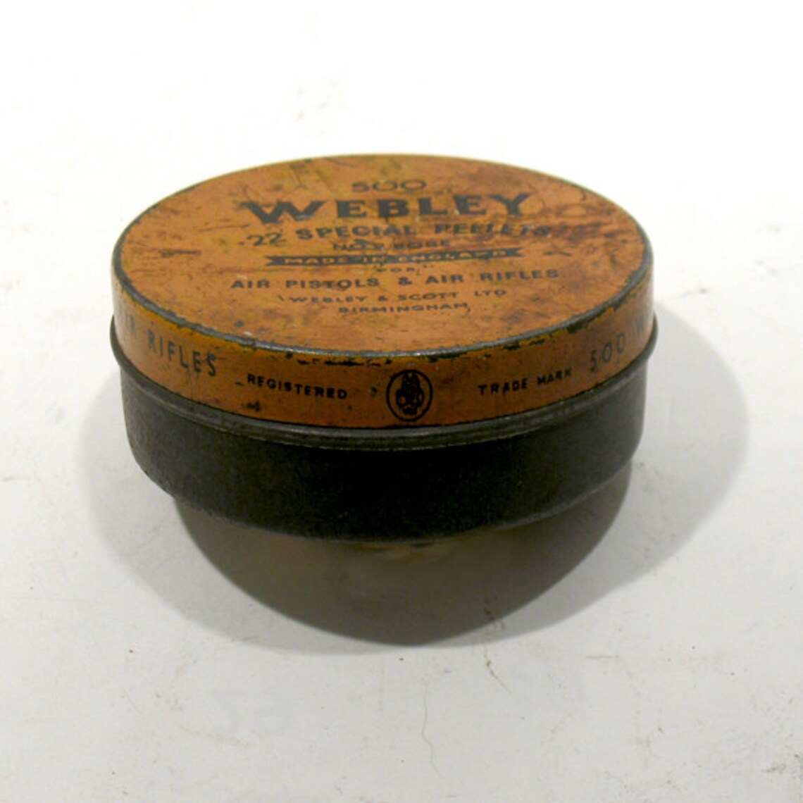 Vintage Webley Pellets Tin-500 Special Air Pellets round - Etsy Canada