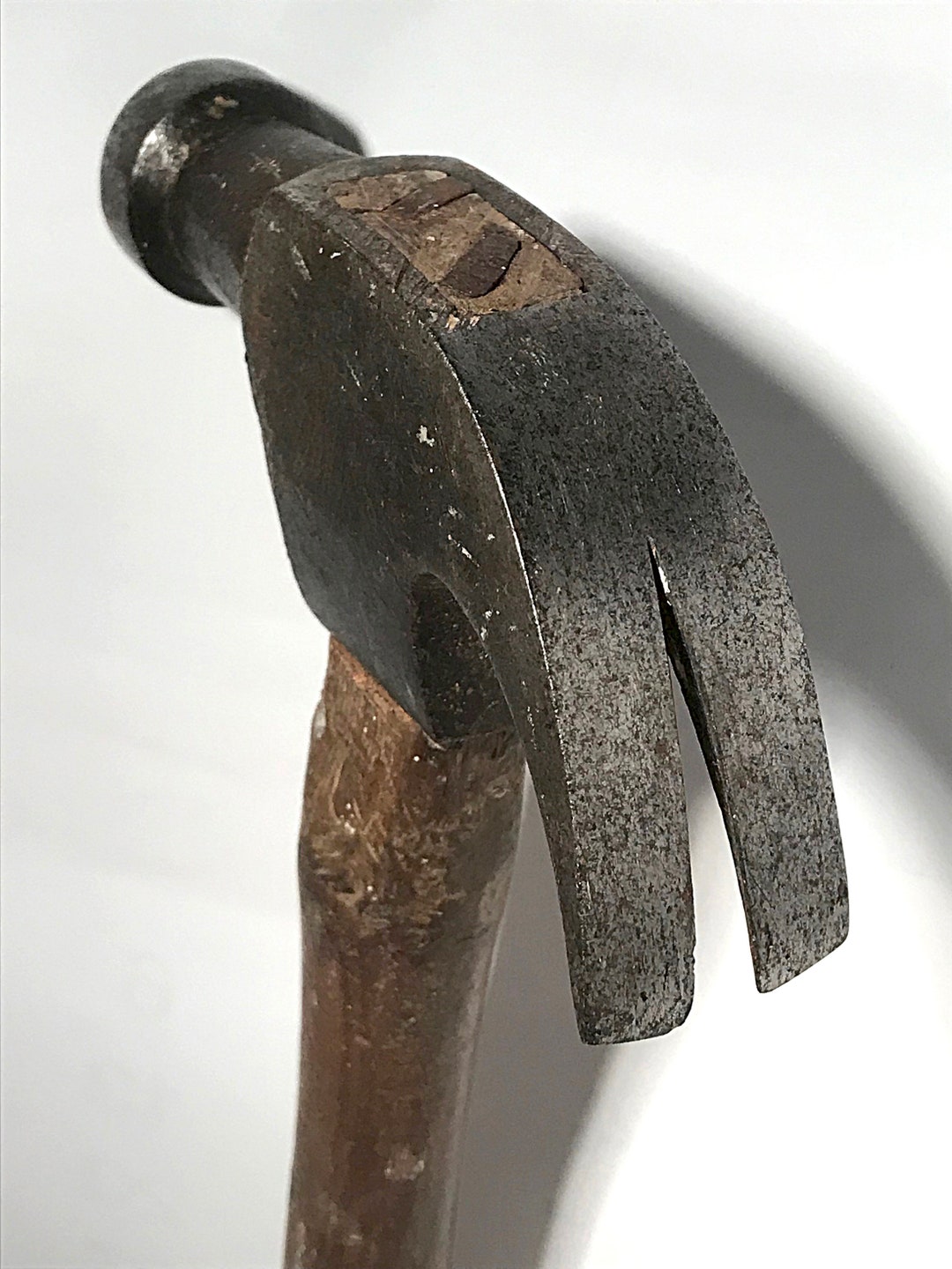 Vintage Forged Curved Claw Hammer Hardened Steel - Early Carpenters ...