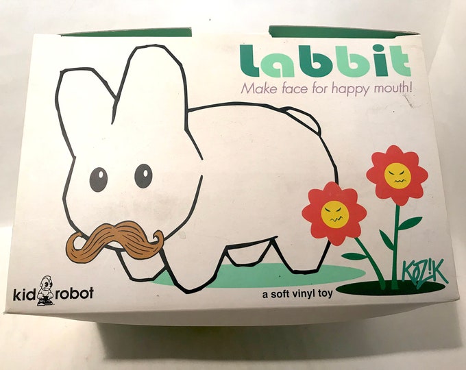 Vintage Labbit "make Face for Happy Mouth" Soft Vinyl Toy - Original ...