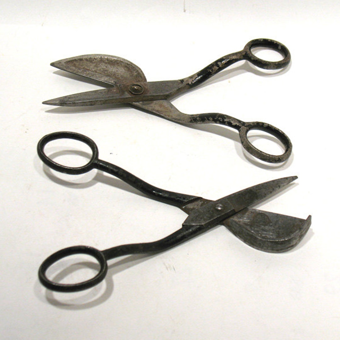 Antique Candle Wick Scissors/trimmers/snuffer- Antique Boker Solingen ...