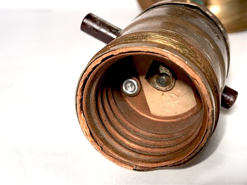 Vintage Task Light Angled Flush Mount Wall Ceiling Sconce Brass Lamp ...