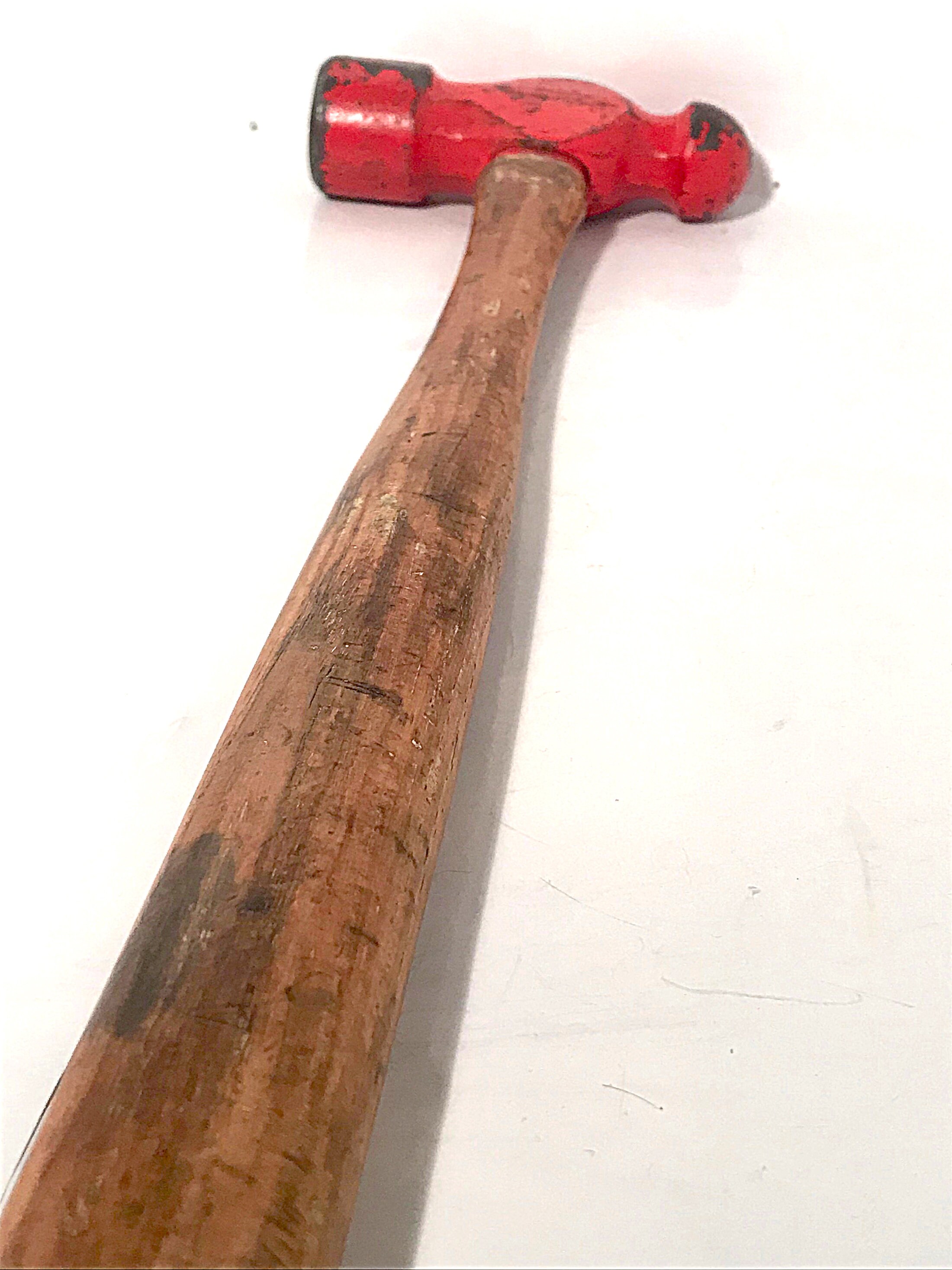 Vintage Ball Peen Hammer champion Dearment Made in USA Original Red ...