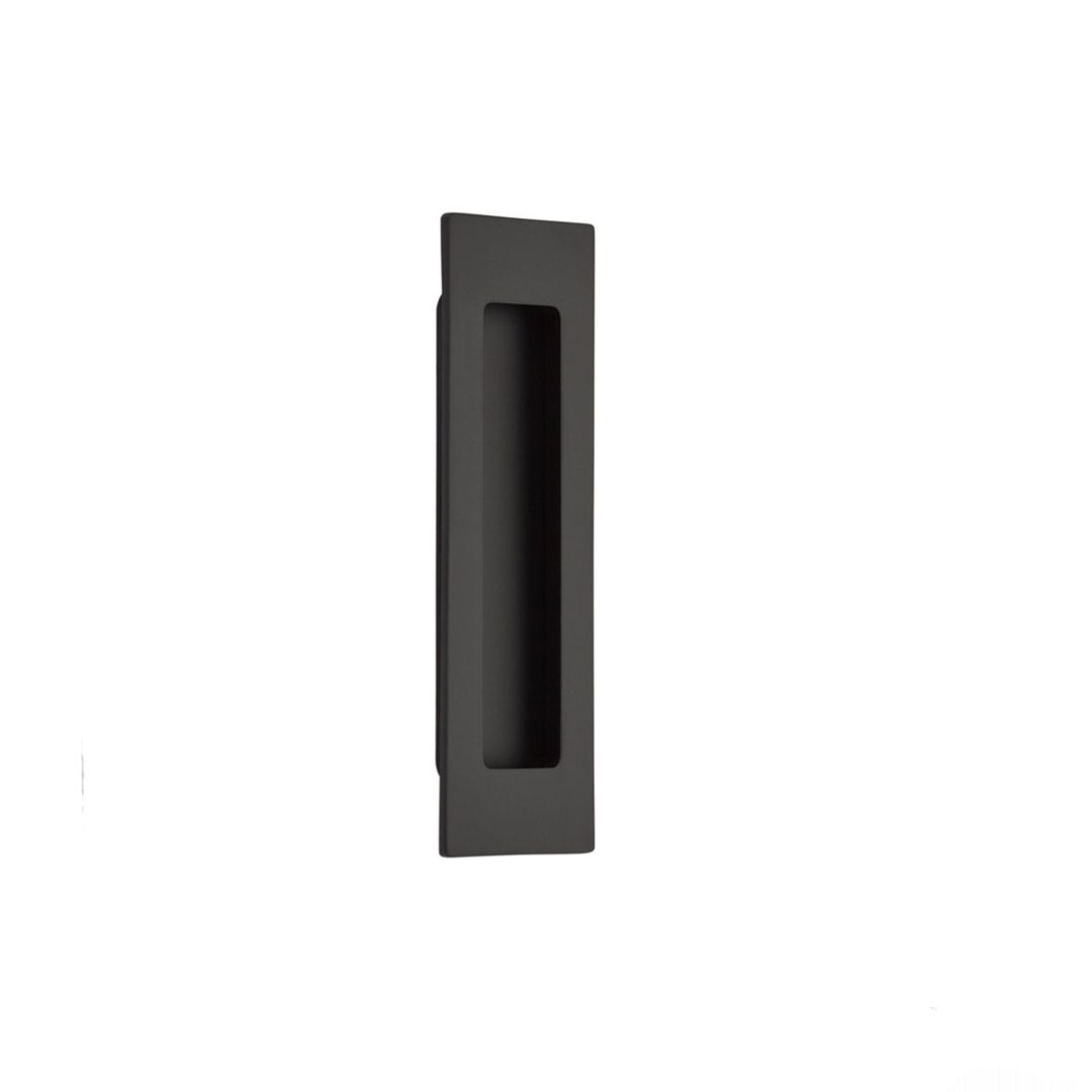 Rectangular Flush Recess Door Pull in Matte Black - Recessed Closet and ...