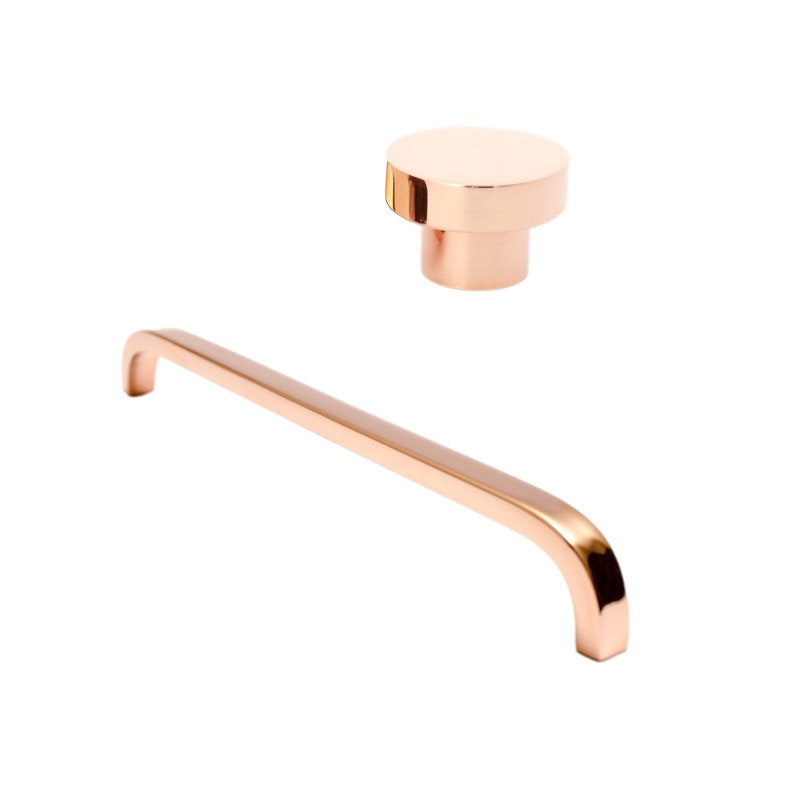 Rose Gold Cabinet Hardware - Etsy
