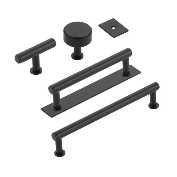 Black Backplate and Drawer Pulls - Etsy