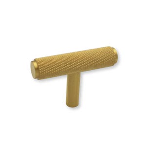 Solid Satin Brass "texture No. 3" Knurled Drawer Pulls and Knobs ...