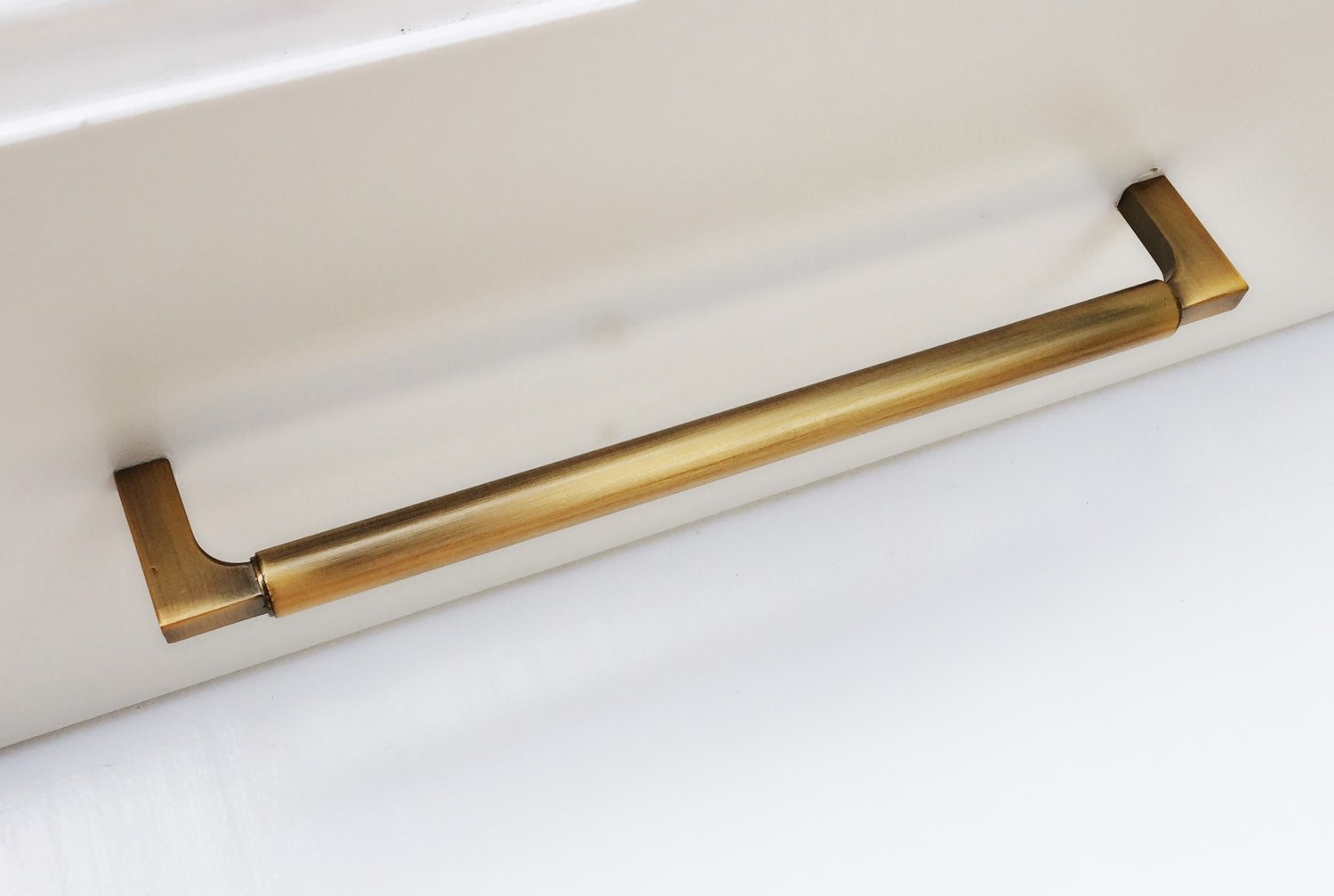 Paris Brass Drawer Pull. Modern Square Gold Drawer Pulls - Etsy Canada