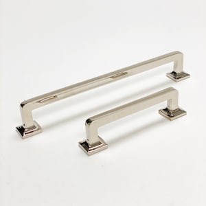Polished Nickel eloise Mission Style Drawer Pulls - Etsy