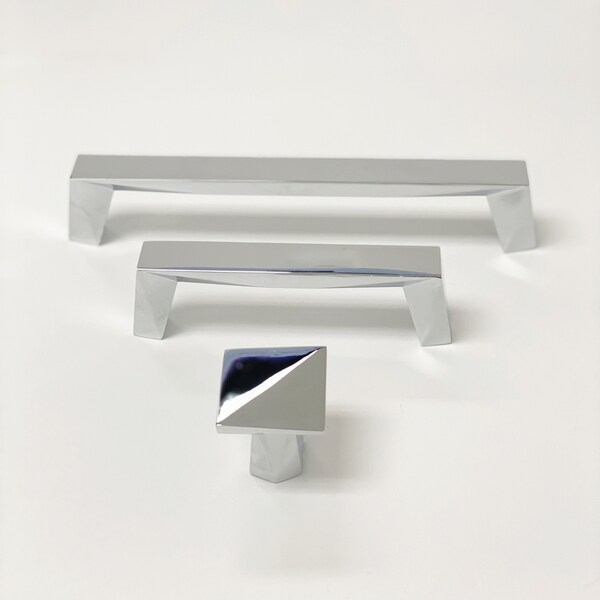 Black Chrome Cabinet Hardware - Etsy