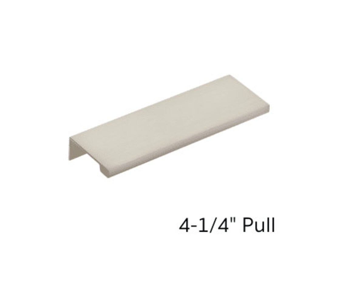 Satin Nickel dina Tab Finger Drawer Pulls-satin - Etsy