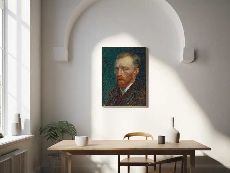 Vincent Van Gogh Self Portrait| Art Print, Rolled Poster - Etsy