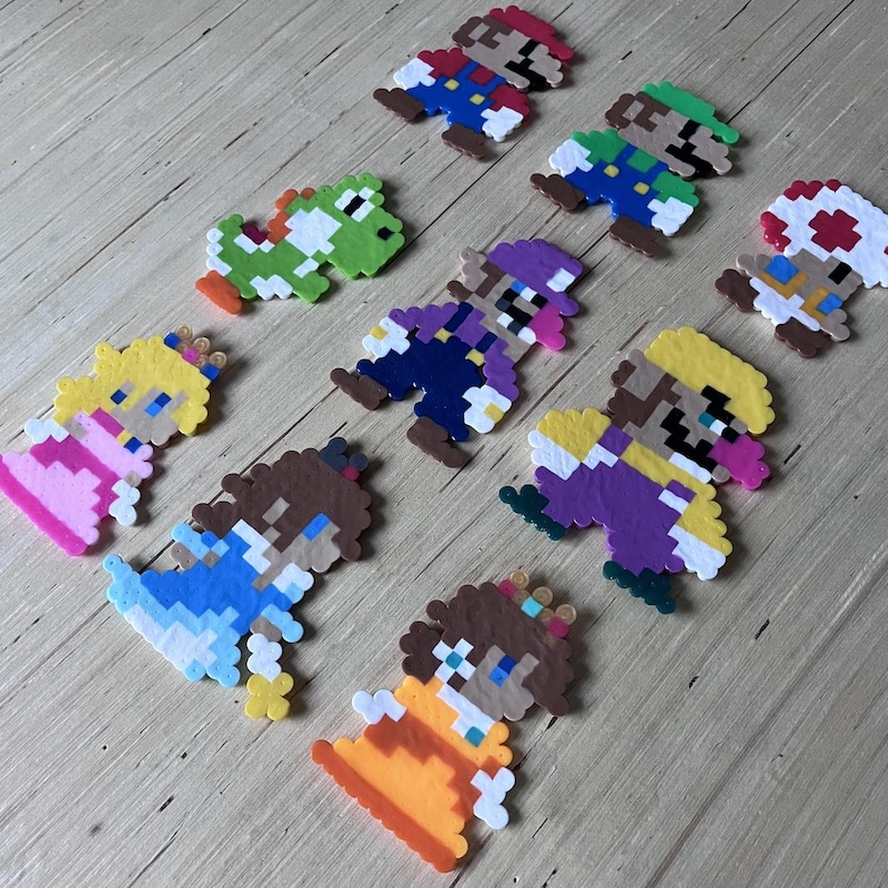 Mario Characters Magnets - Etsy