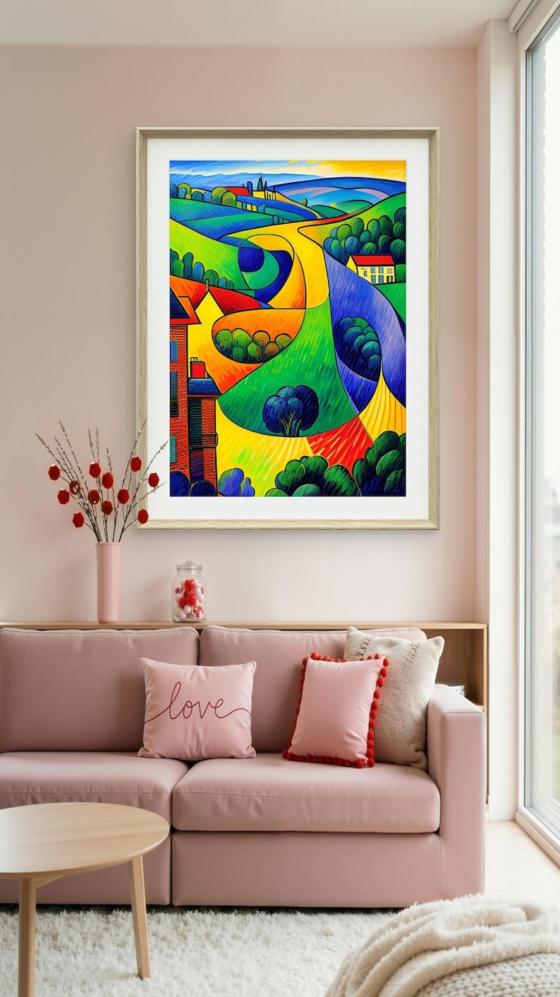Tamil Farm Village Landscaping Paint Art 8K - Etsy Australia