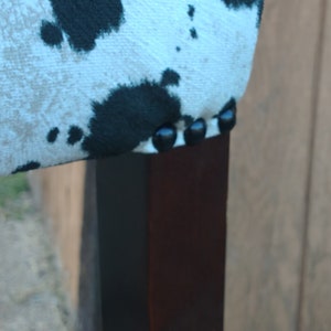 Faux Cow Hide Bar Stools - Etsy