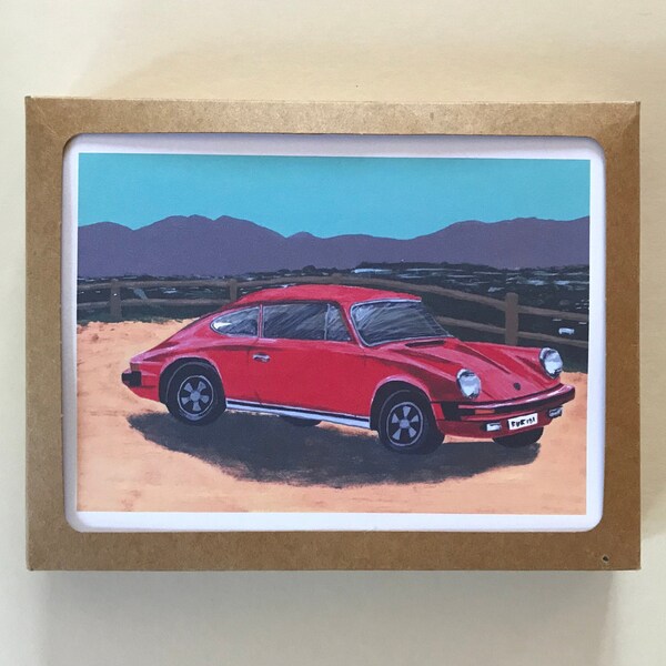 Porsche 911 Birthday Card - Etsy