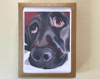 Chocolate Lab Birthday Cards - Etsy