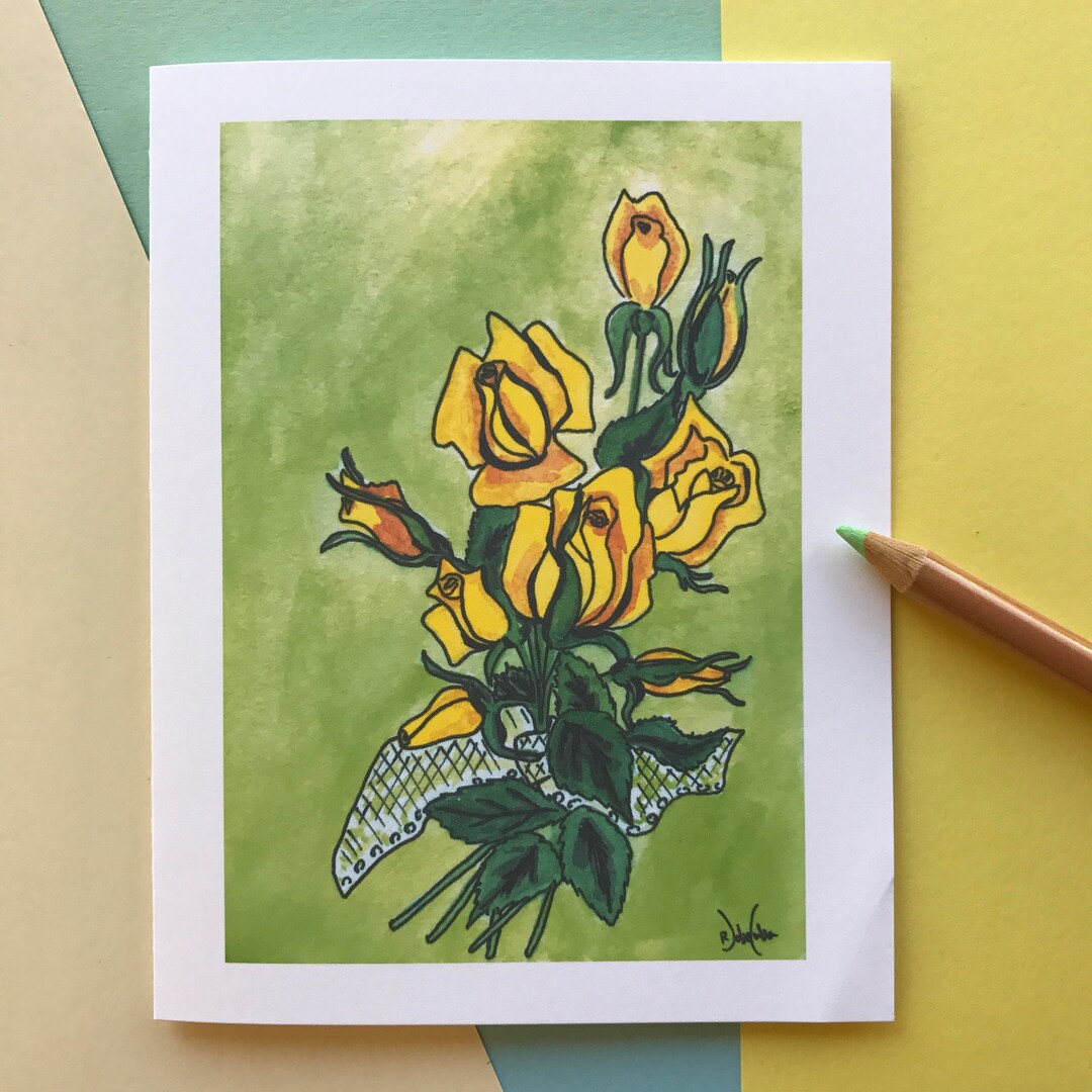 Yellow Roses Card| Anniversary Cards| Love Cards| Birthday Cards ...
