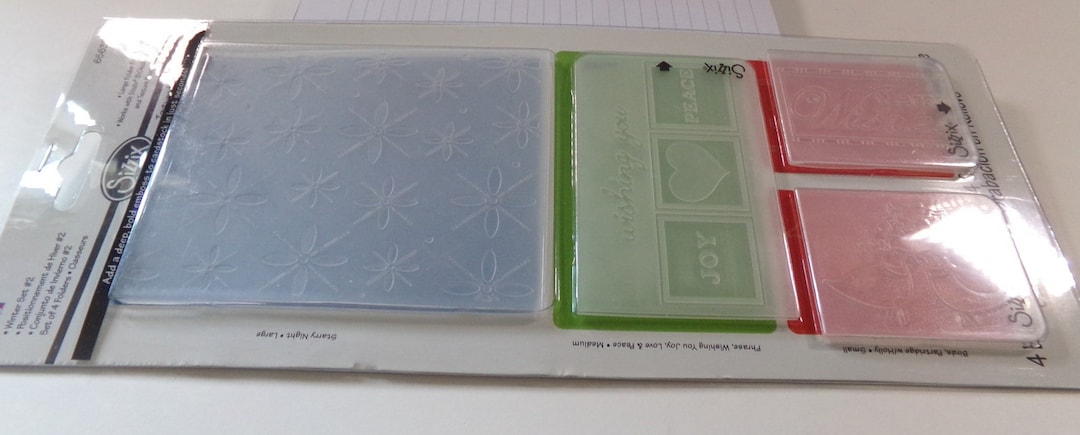 Sizzix Embossing Folders Set of 4 Titled Winter Set 2 NIP - Etsy