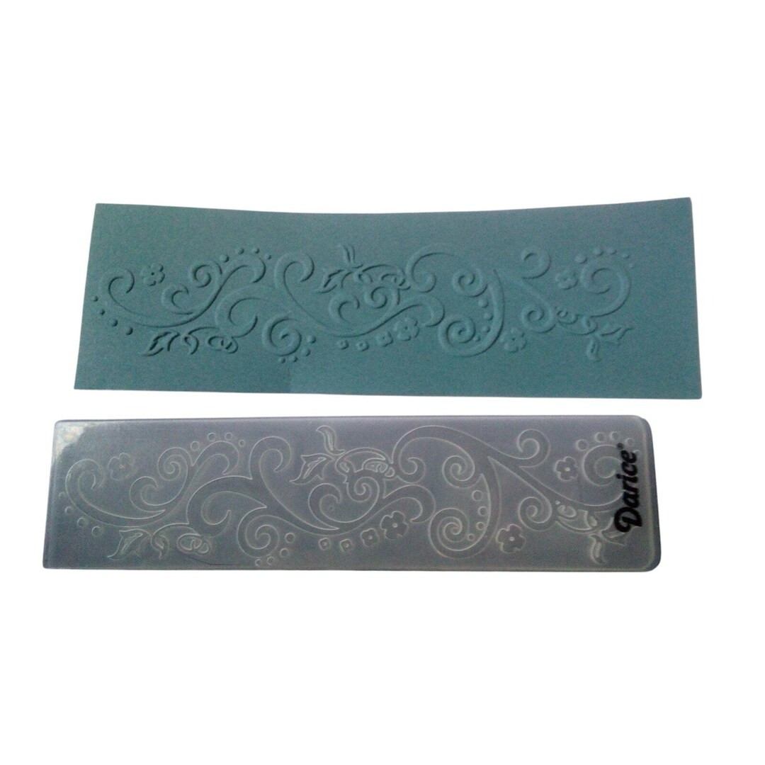 Darice Embossing Folder, Scroll Print - Etsy