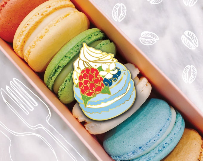 Macaron Wonderland Enamel Brooches Pins - Etsy