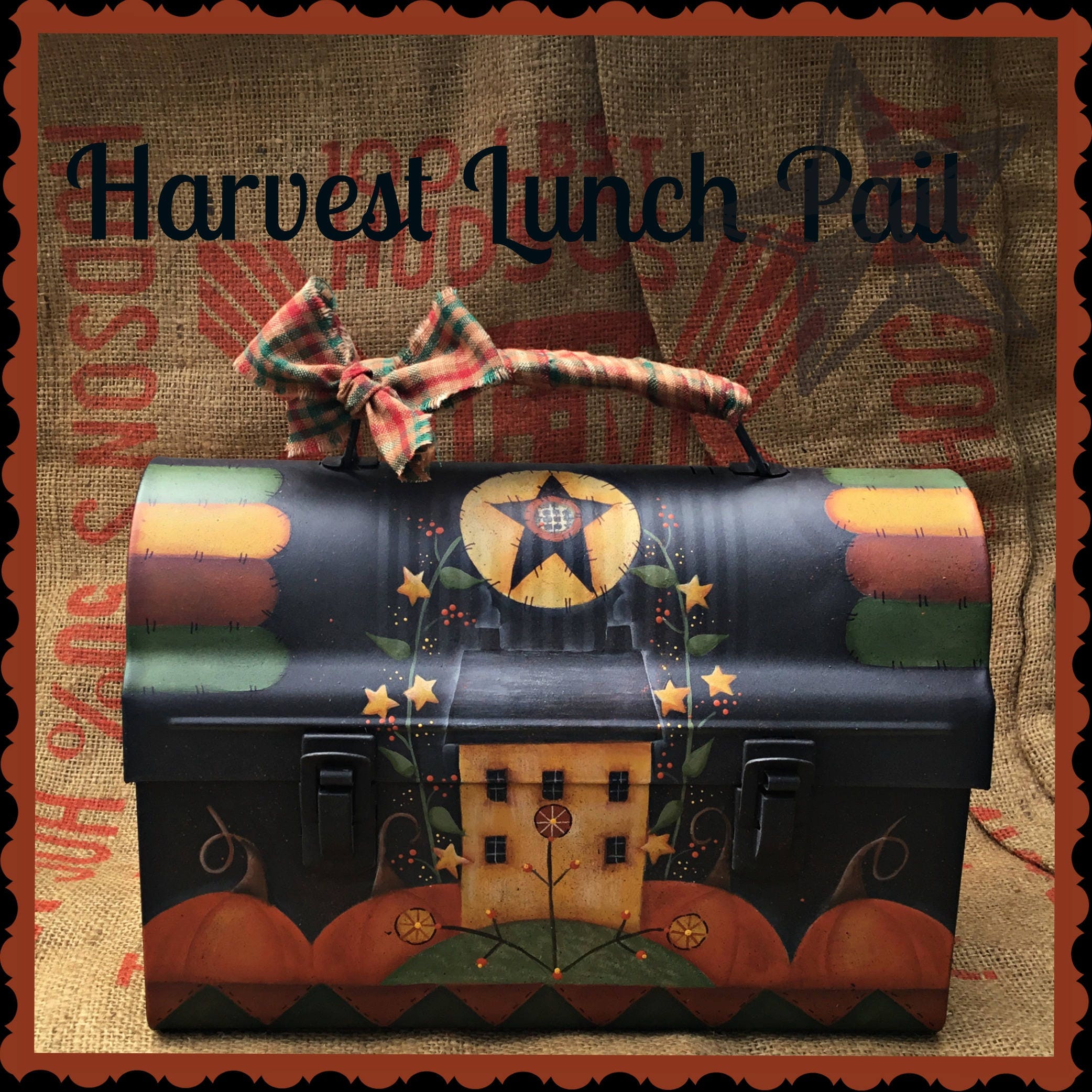 Harvest Lunch Pail Digital Pattern - Etsy