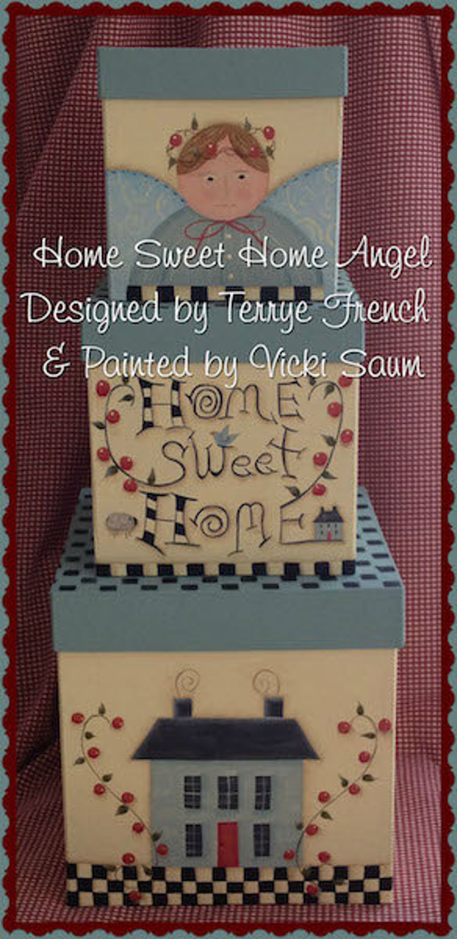 Home Sweet Home Angel Stacking Boxes Digital Pattern - Etsy
