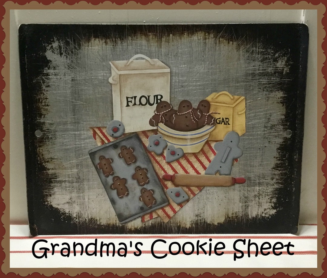 Grandma's Cookie Sheet Digital Pattern - Etsy
