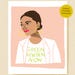 AOC Alexandria Ocasio-cortez, Portrait Illustration, Art Print ...