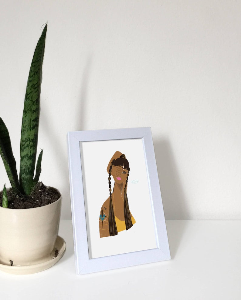 Lisa Left-eye Lopes TLC Portrait Illustration Art Print - Etsy