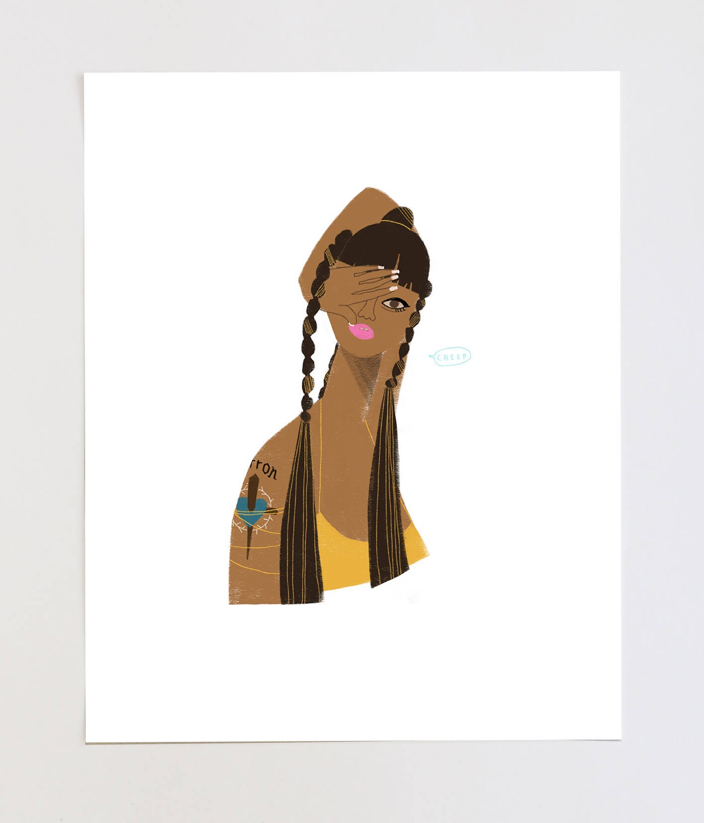Lisa Left-eye Lopes TLC Portrait Illustration Art Print - Etsy