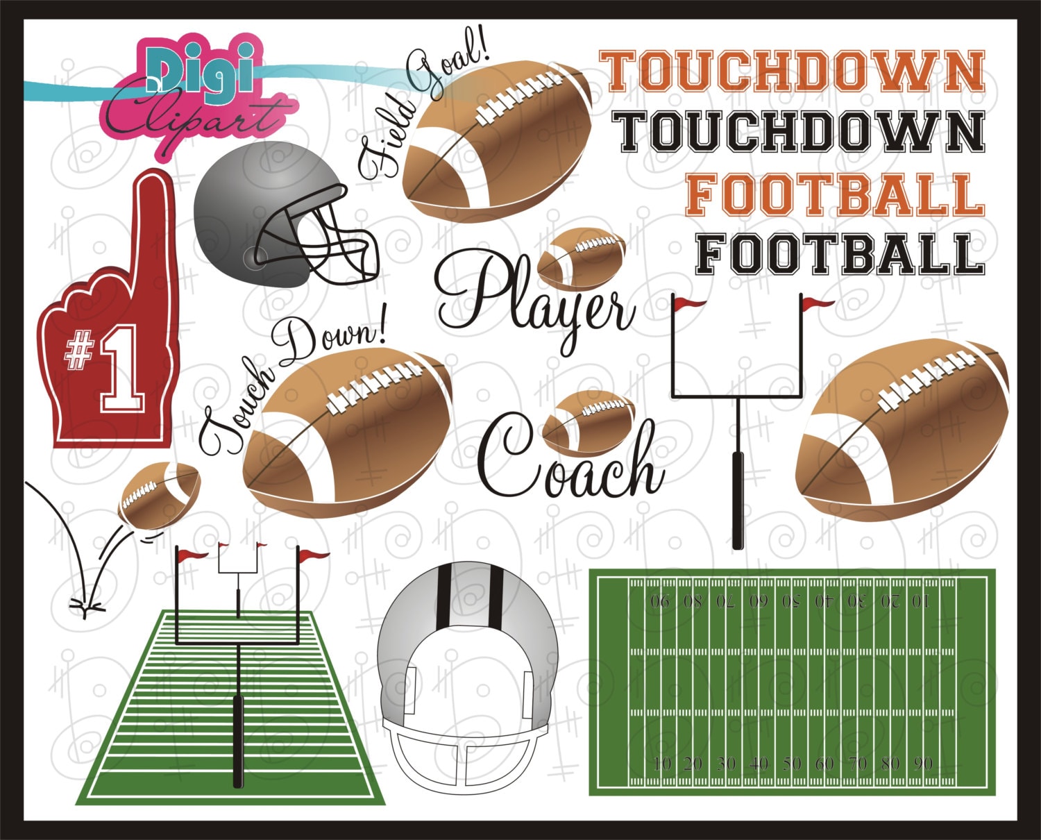 Touchdown Clipart