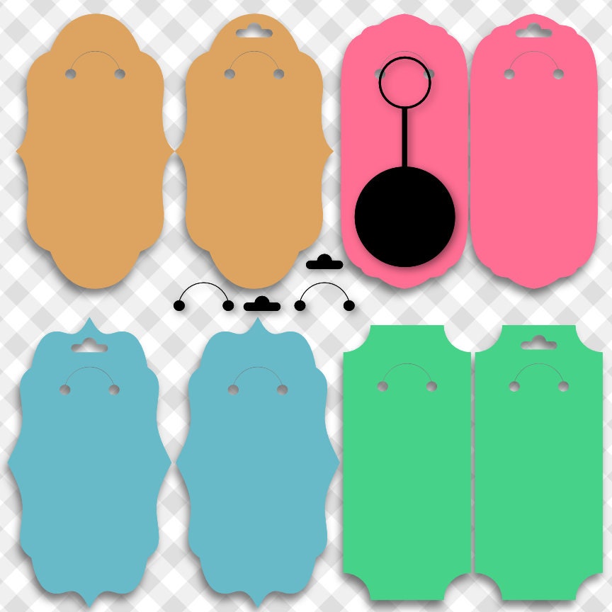 Keychain Display Backing Card SVG. - Etsy
