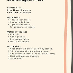Budget Friendly Family Meal Plan PDF Cheap & Easy Weeknight Dinners - Etsy