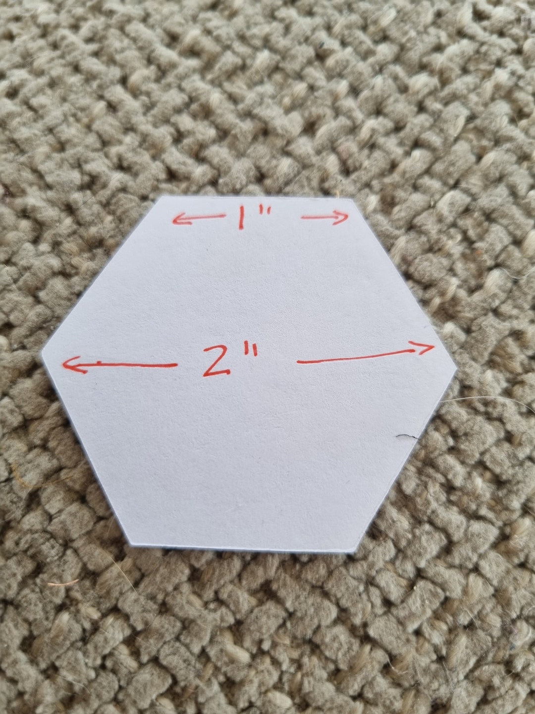 1 Paper Template, Pre Cut Hexies, Epp, English Paper Piecing, Hexagons ...