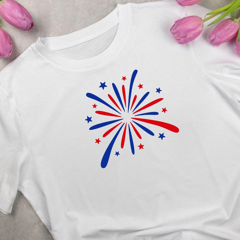 Fireworks SVG Bundle , 4th of July Patriotic Design ( Digital Download ...