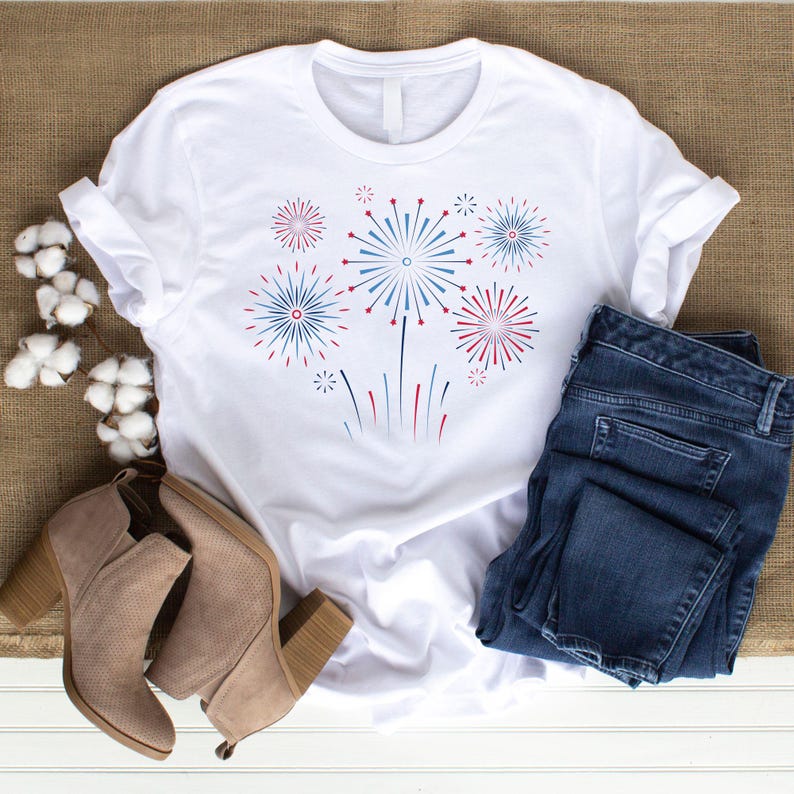 Fireworks SVG Bundle , 4th of July Patriotic Design ( Digital Download ...