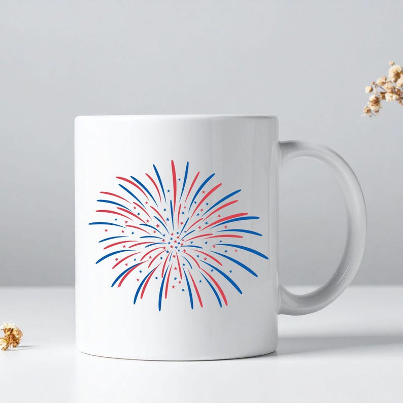 Fireworks SVG Bundle , 4th of July Patriotic Design ( Digital Download ...