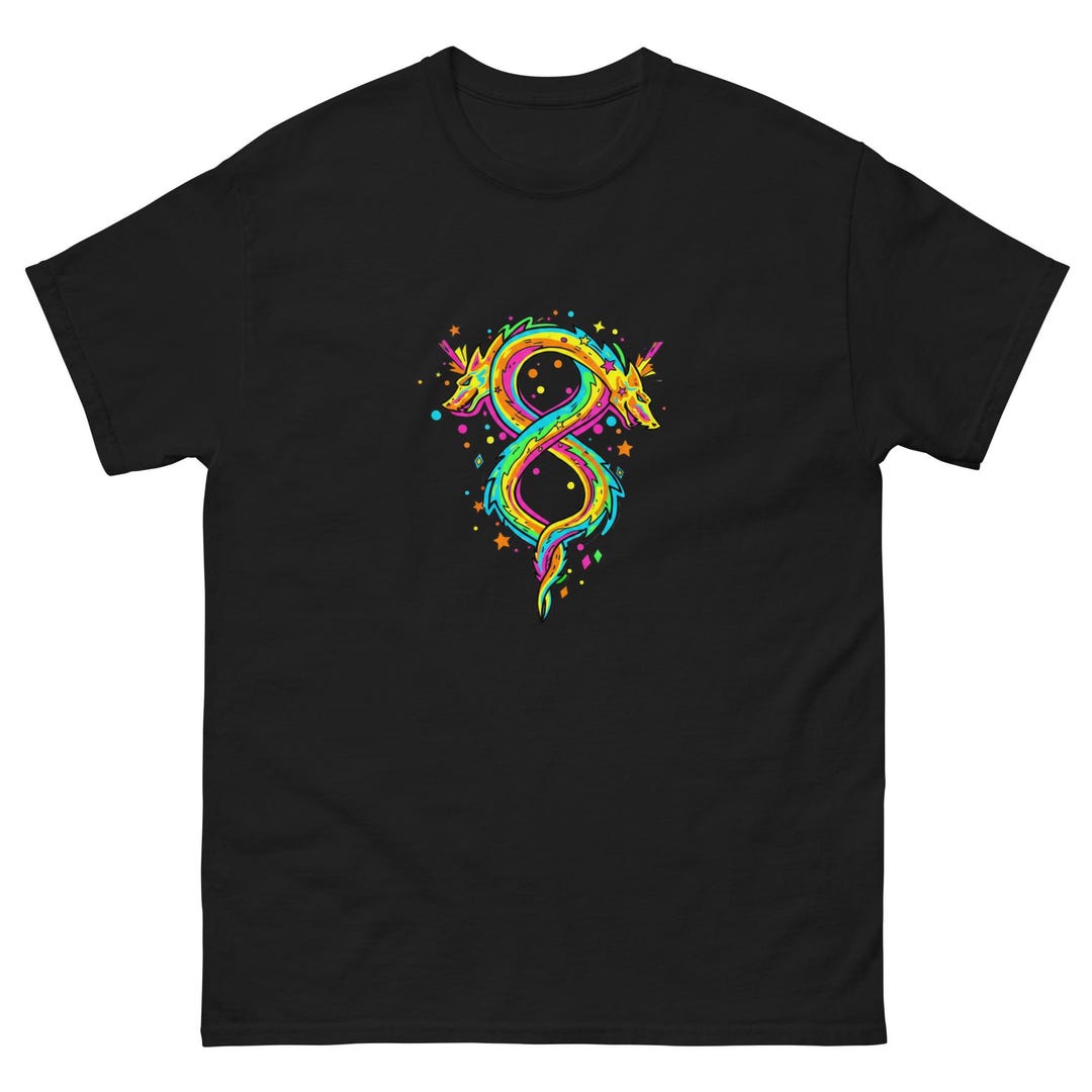 8 Dragons Tee - Etsy