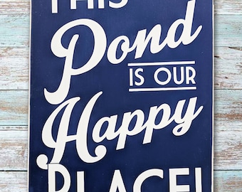 Pond Sign | Etsy
